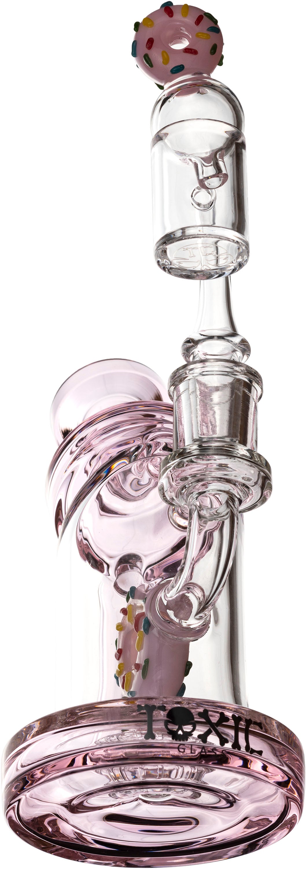 6" Donut Recycler Rig, by Toxic Glass – BKRY Inc.