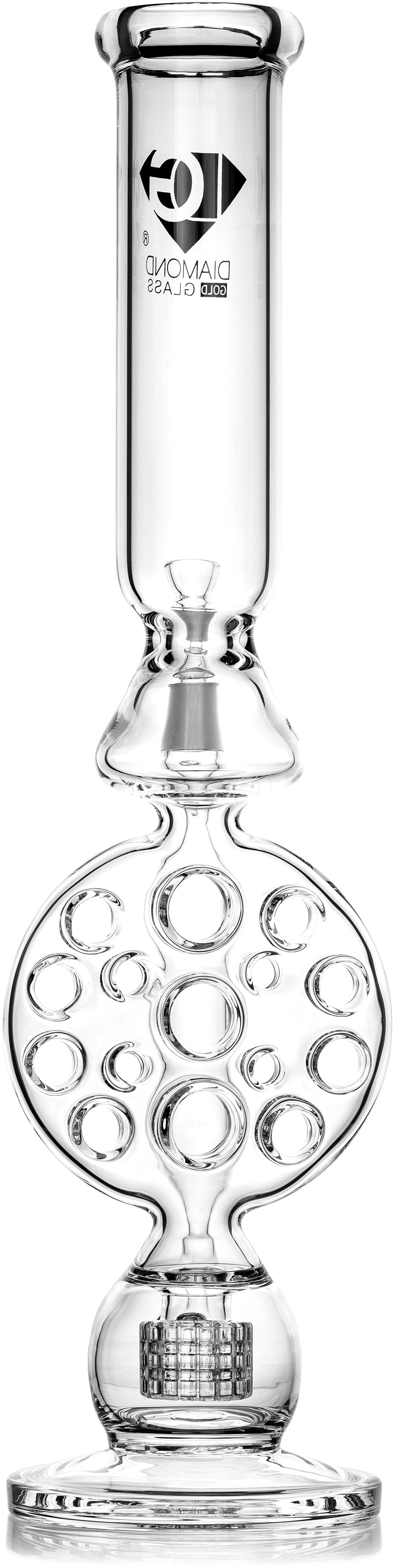 18" Swiss Perc Bong, by Diamond Glass – BKRY Inc.